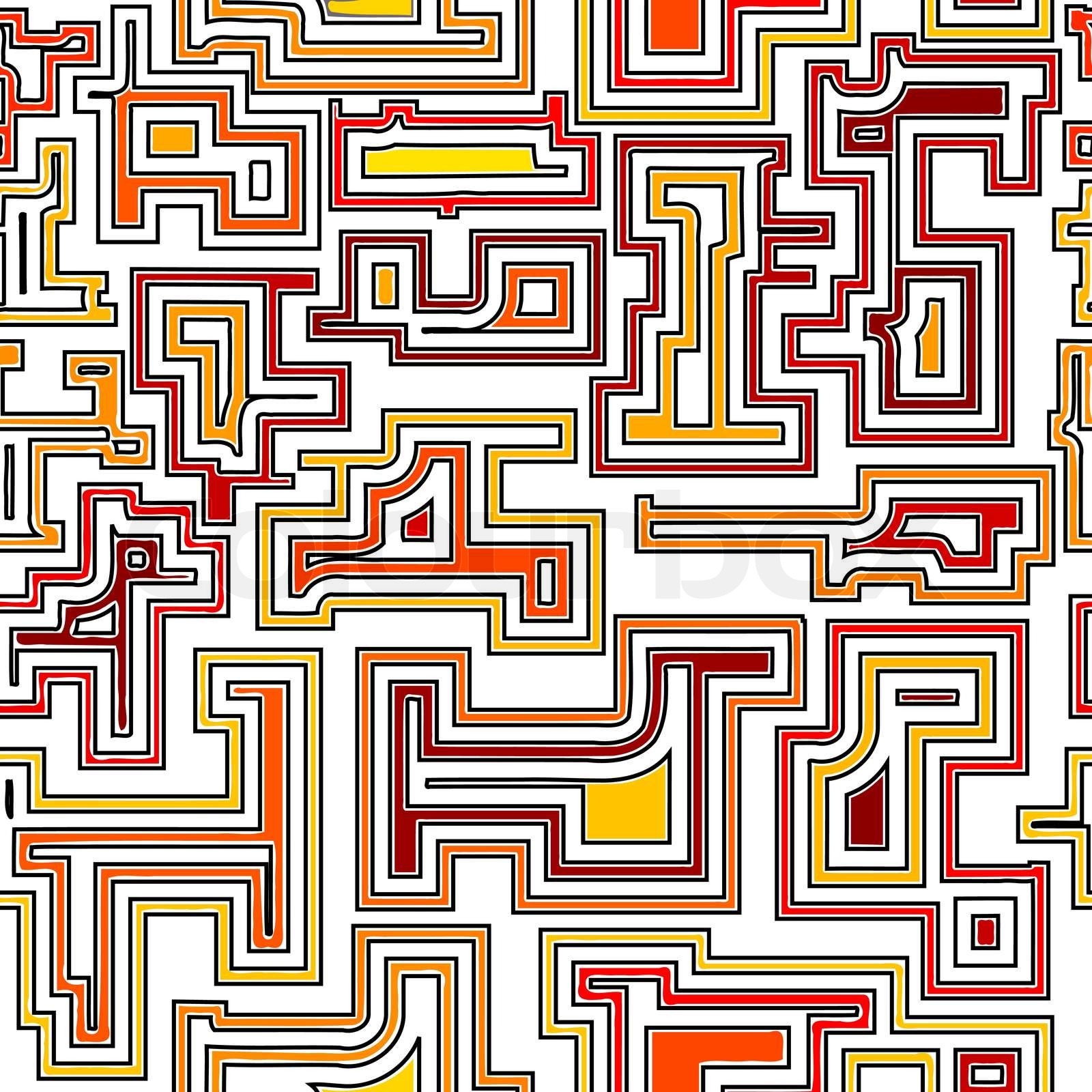 Seamless graphic texture | Stock vector | Colourbox