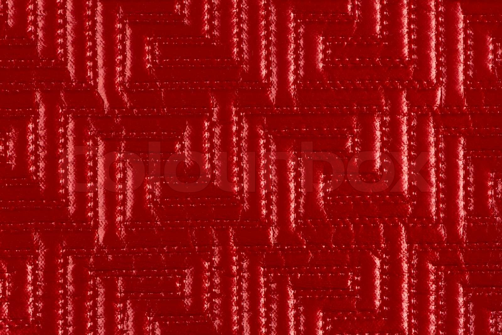 Red vinyl texture | Stock image | Colourbox