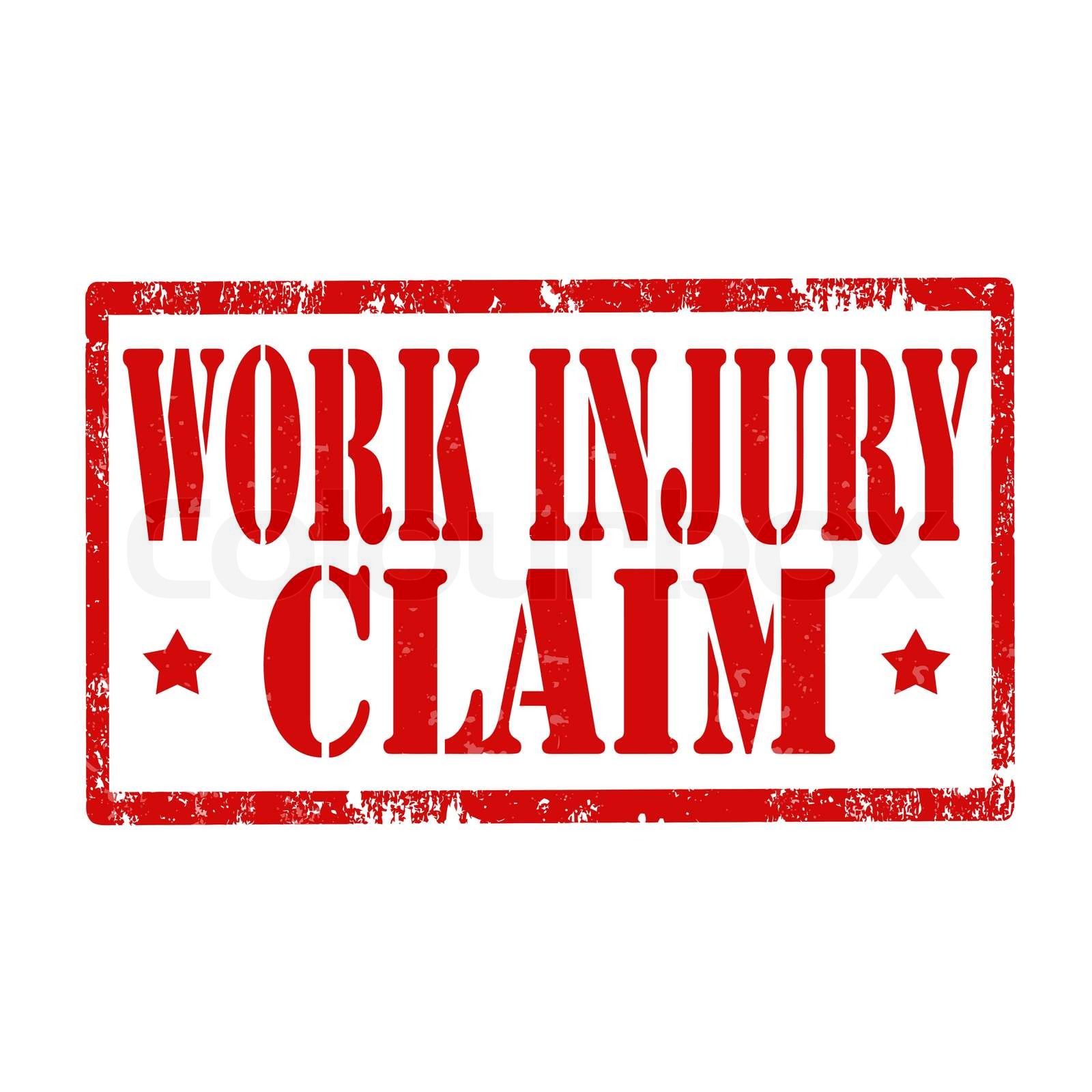 Work Injury-stamp | Stock vector | Colourbox