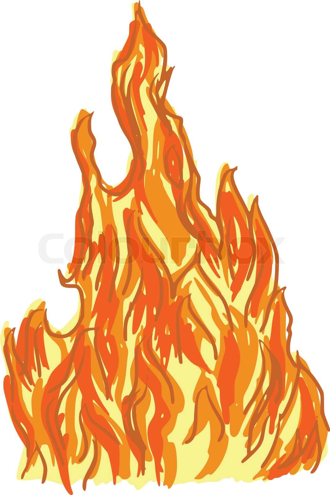 fire | Stock vector | Colourbox