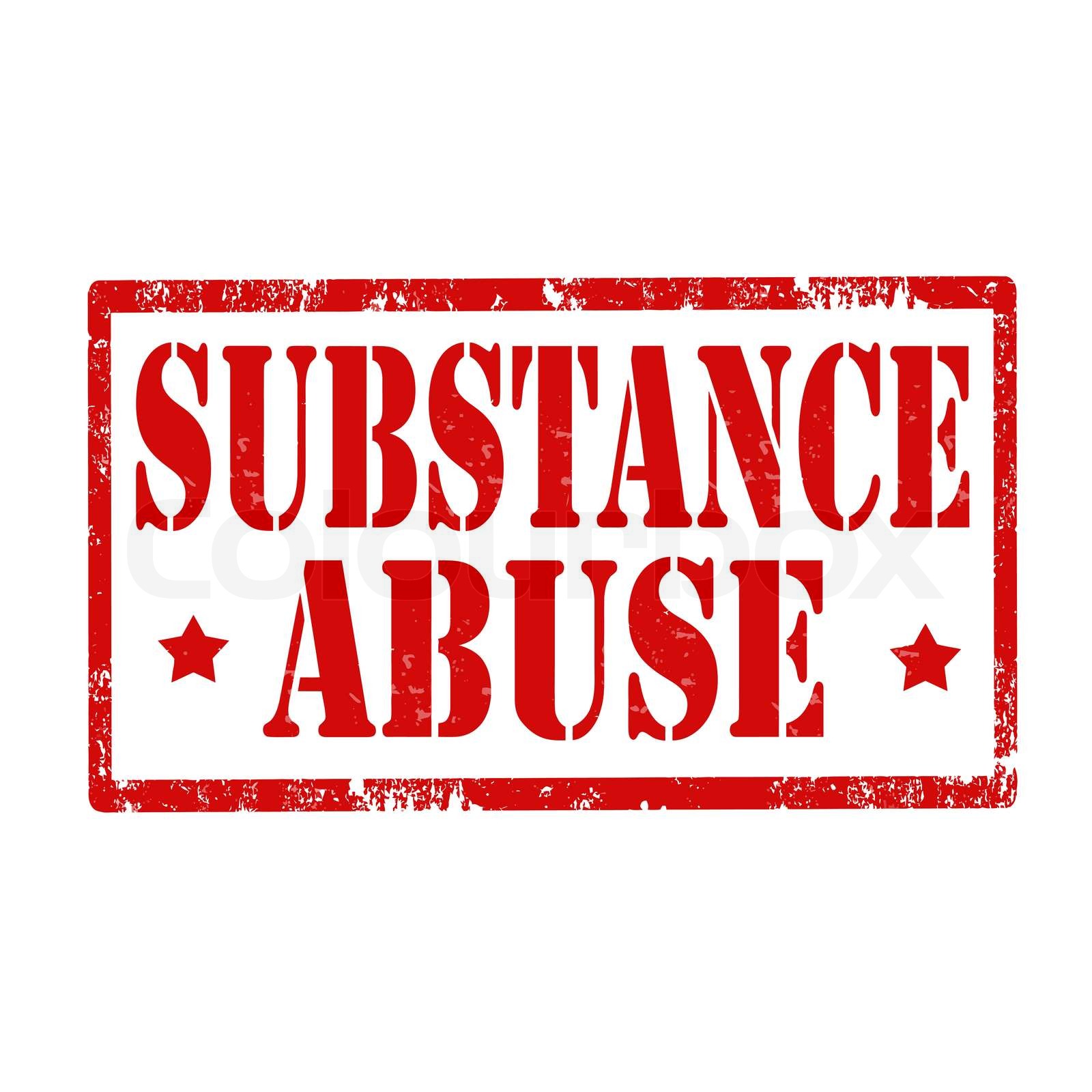 Substance Abuse-stamp | Stock vector | Colourbox