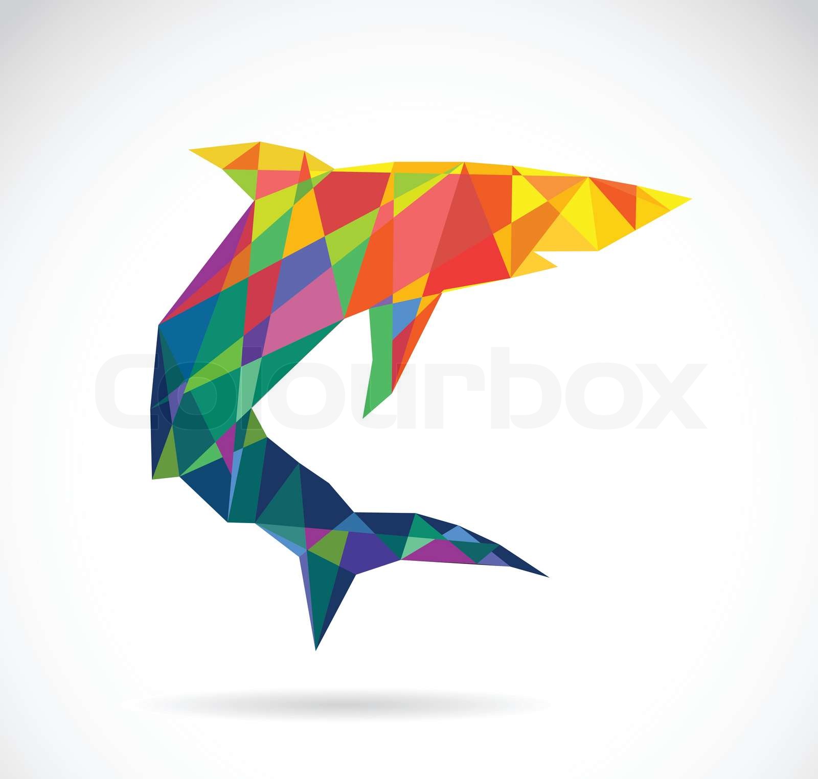 Vector image of an shark design | Stock vector | Colourbox