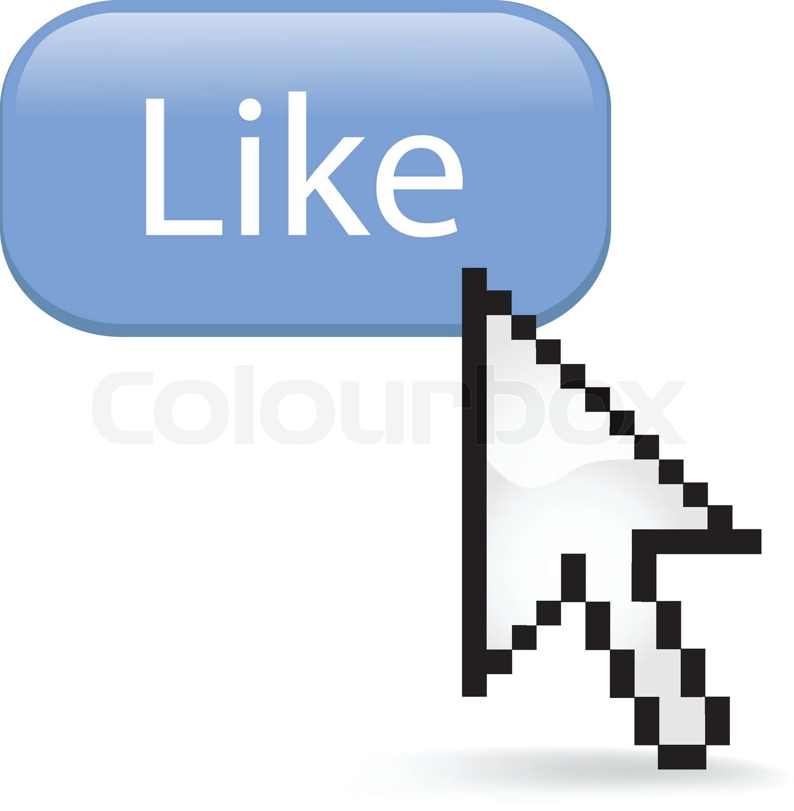 Like Button Click | Stock vector | Colourbox