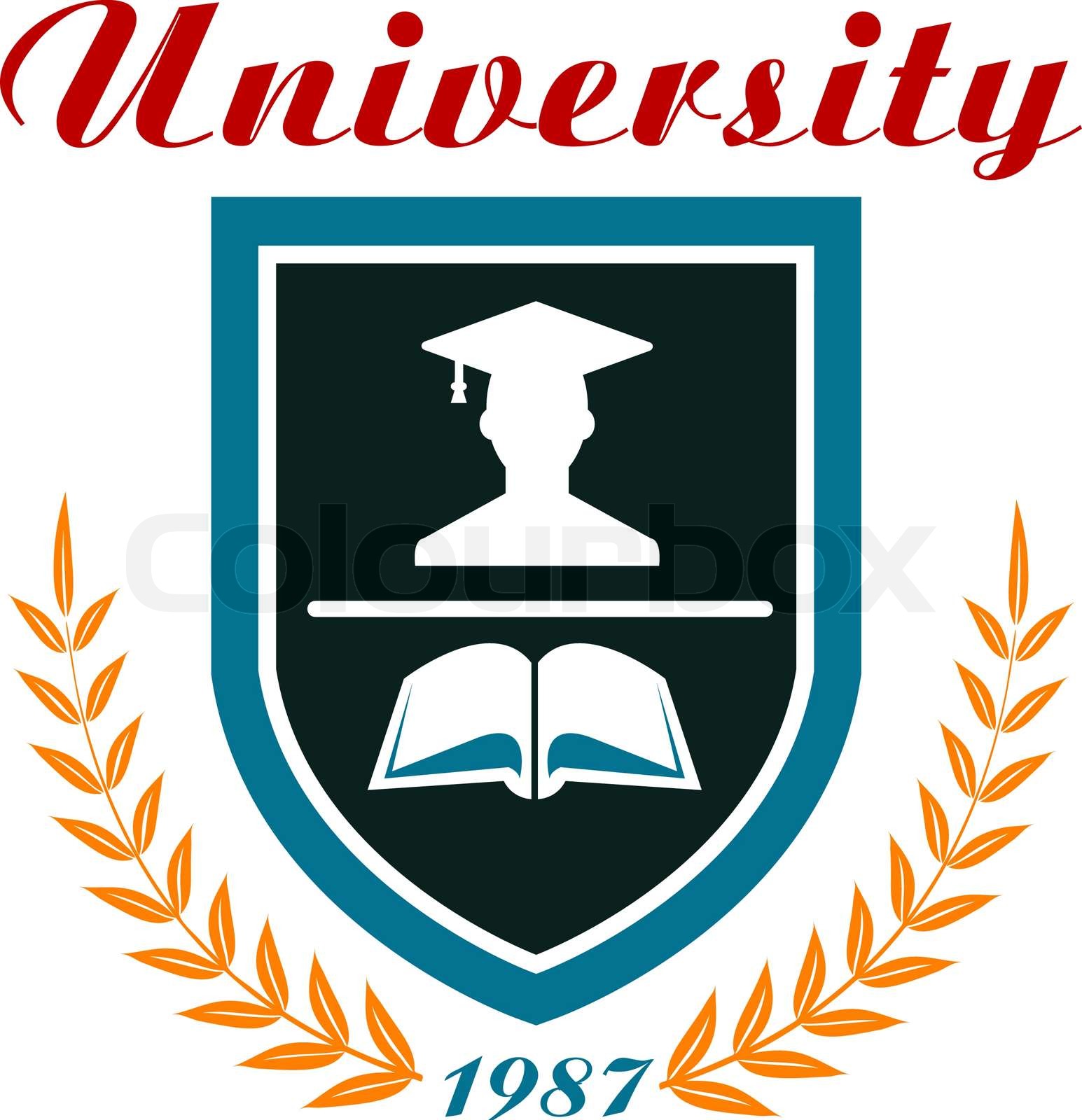 University badge or emblem | Stock vector | Colourbox
