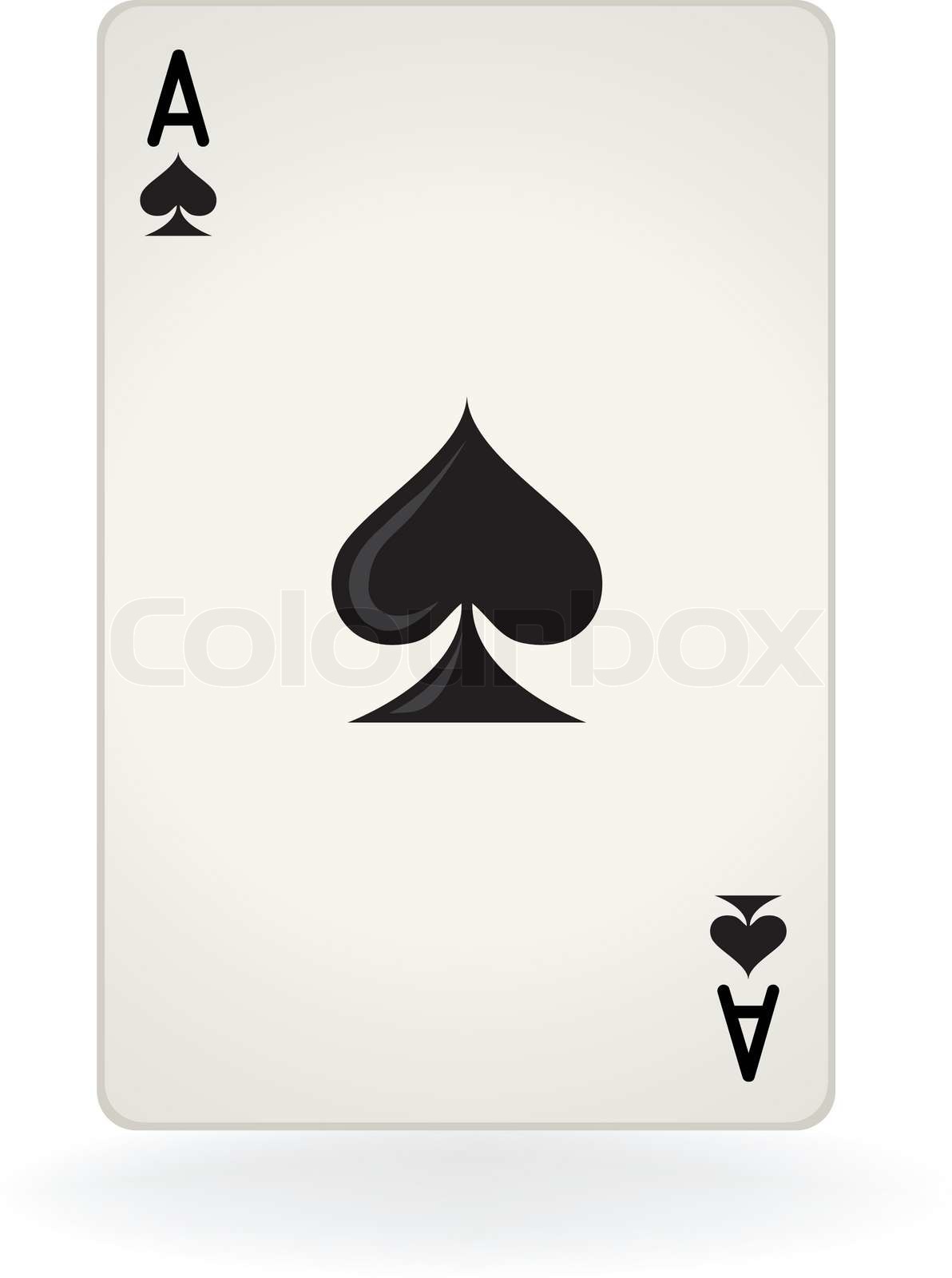 Pik-As | Stock-Vektor | Colourbox