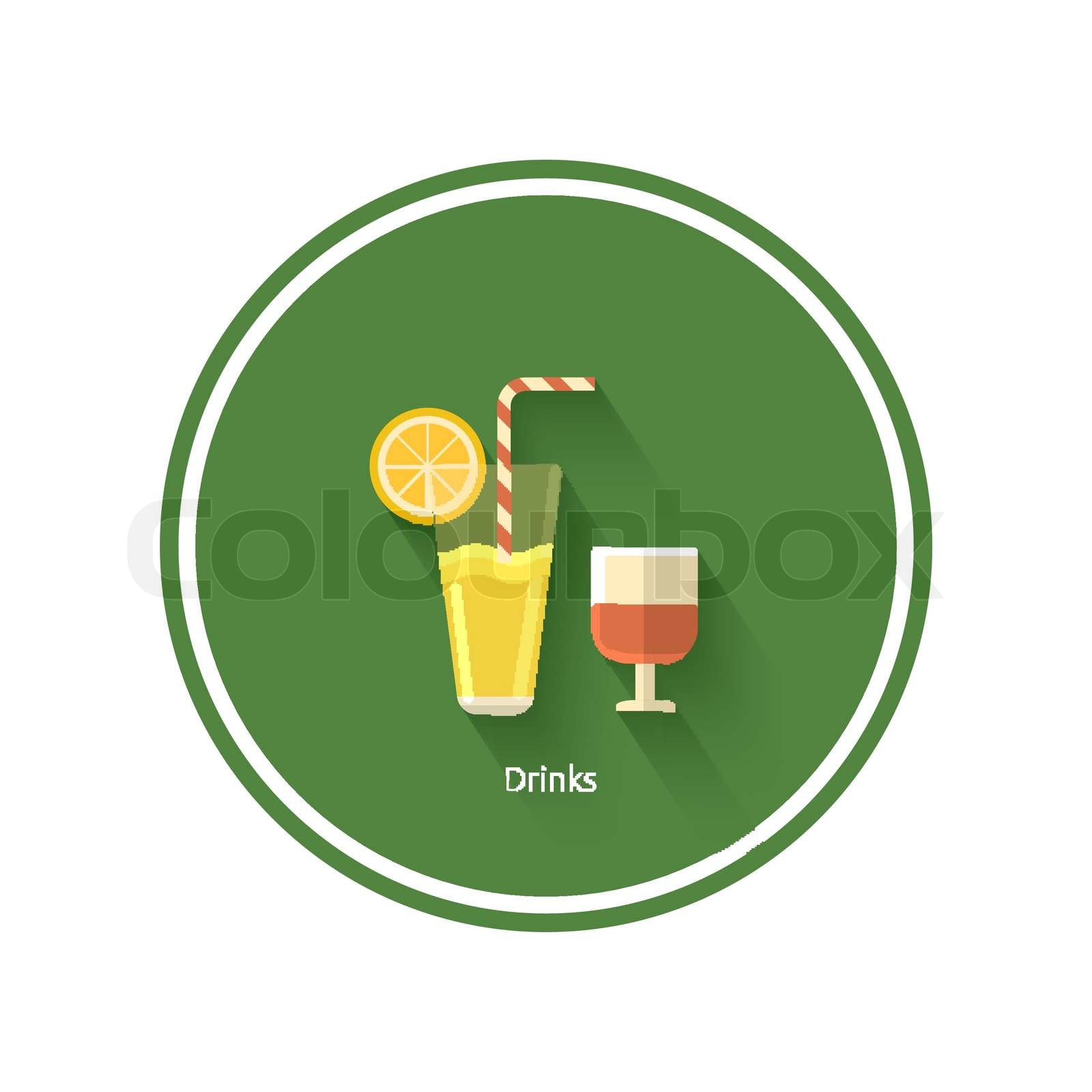Drinks icon | Stock vector | Colourbox