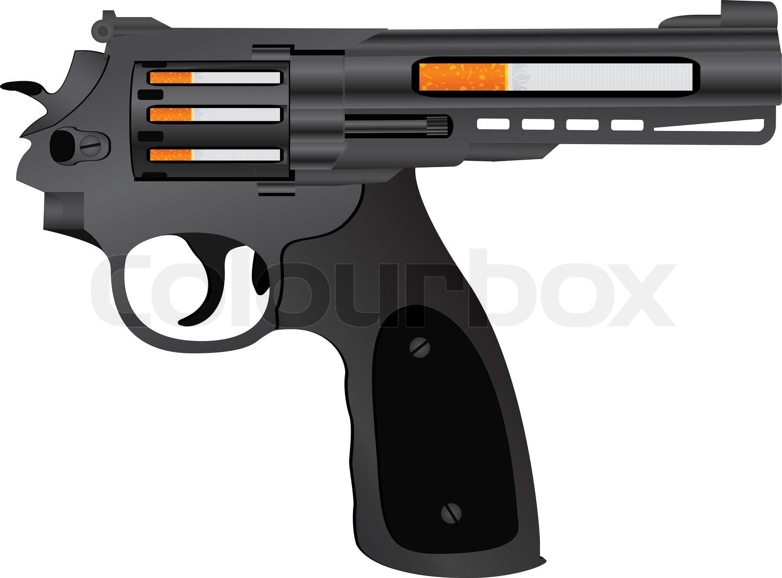 cigarettes pistol | Stock image | Colourbox
