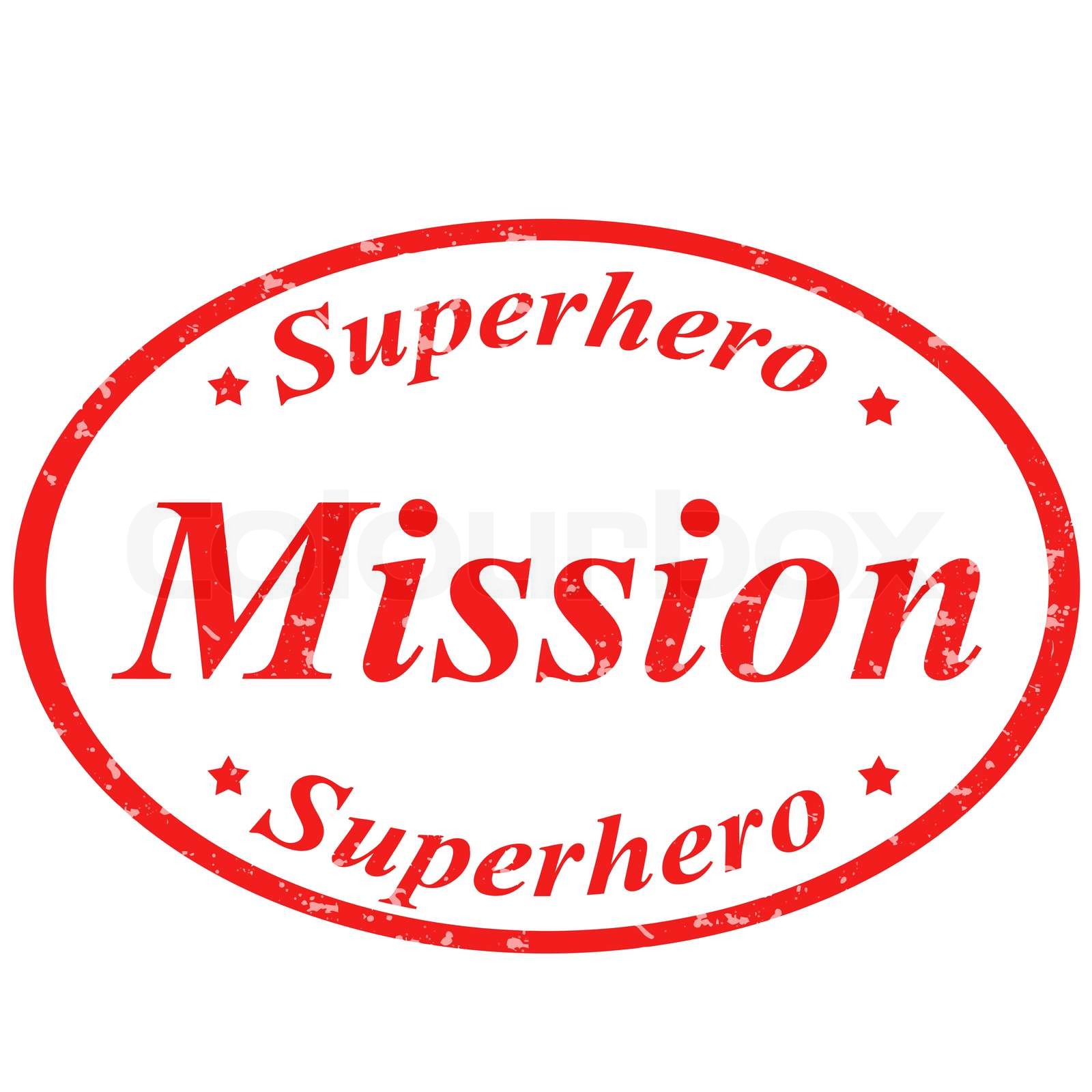 Mission-stamp | Stock vector | Colourbox
