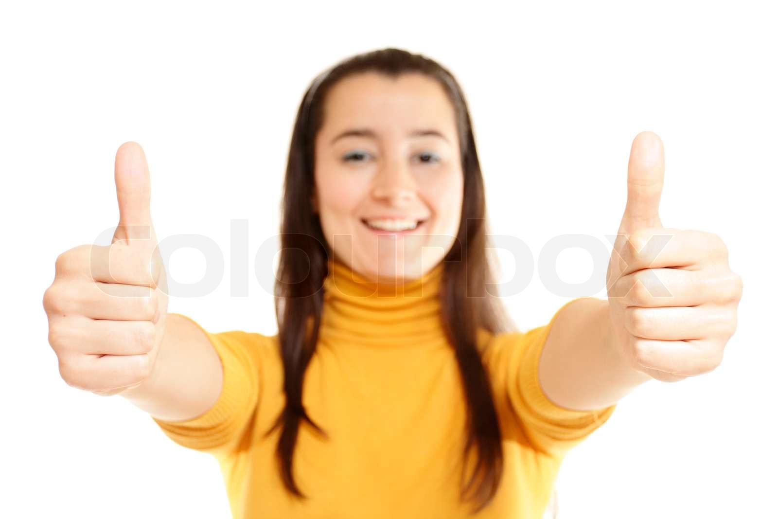 Daumen hoch! | Stock Bild | Colourbox