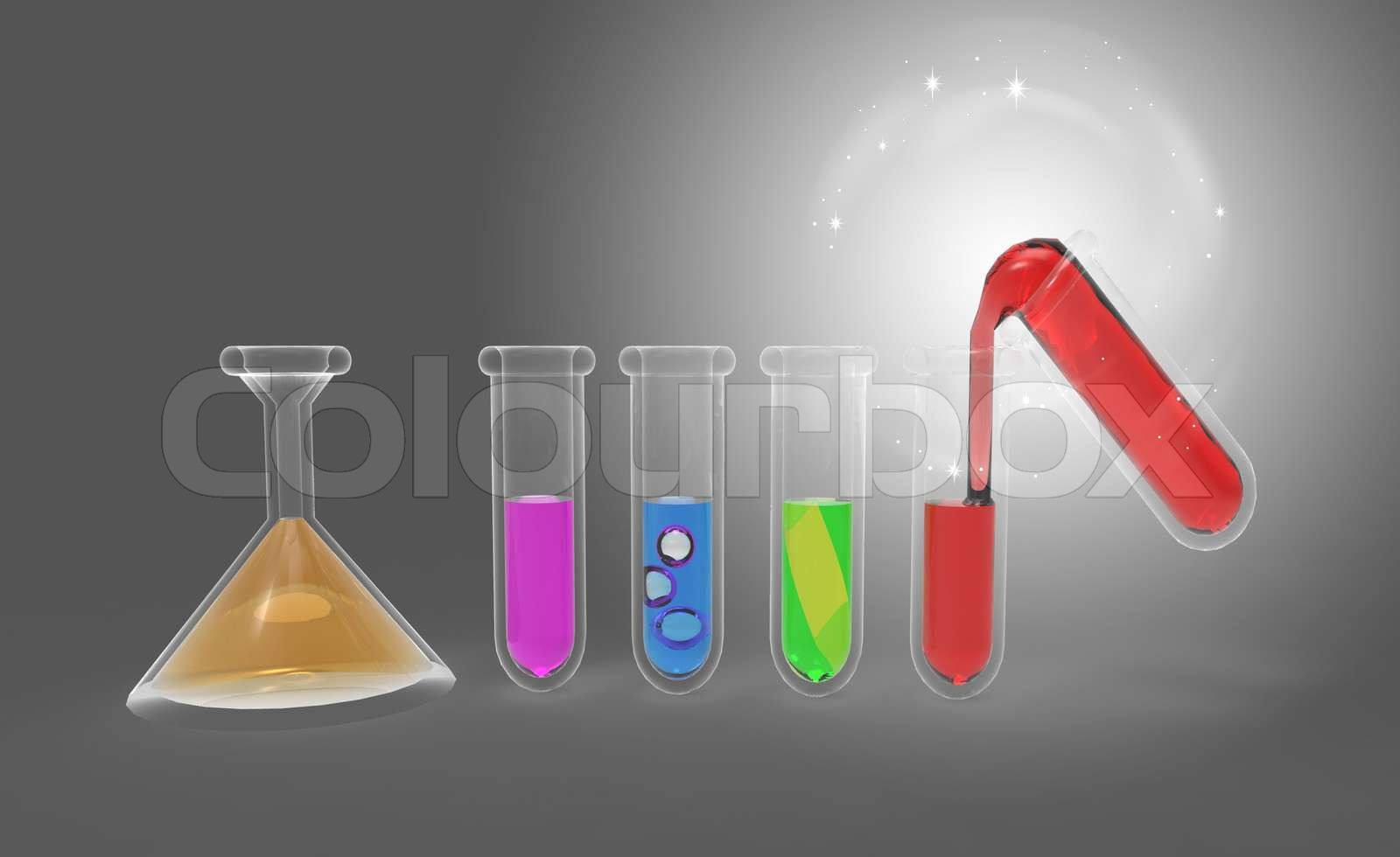 Science tube | Stock image | Colourbox