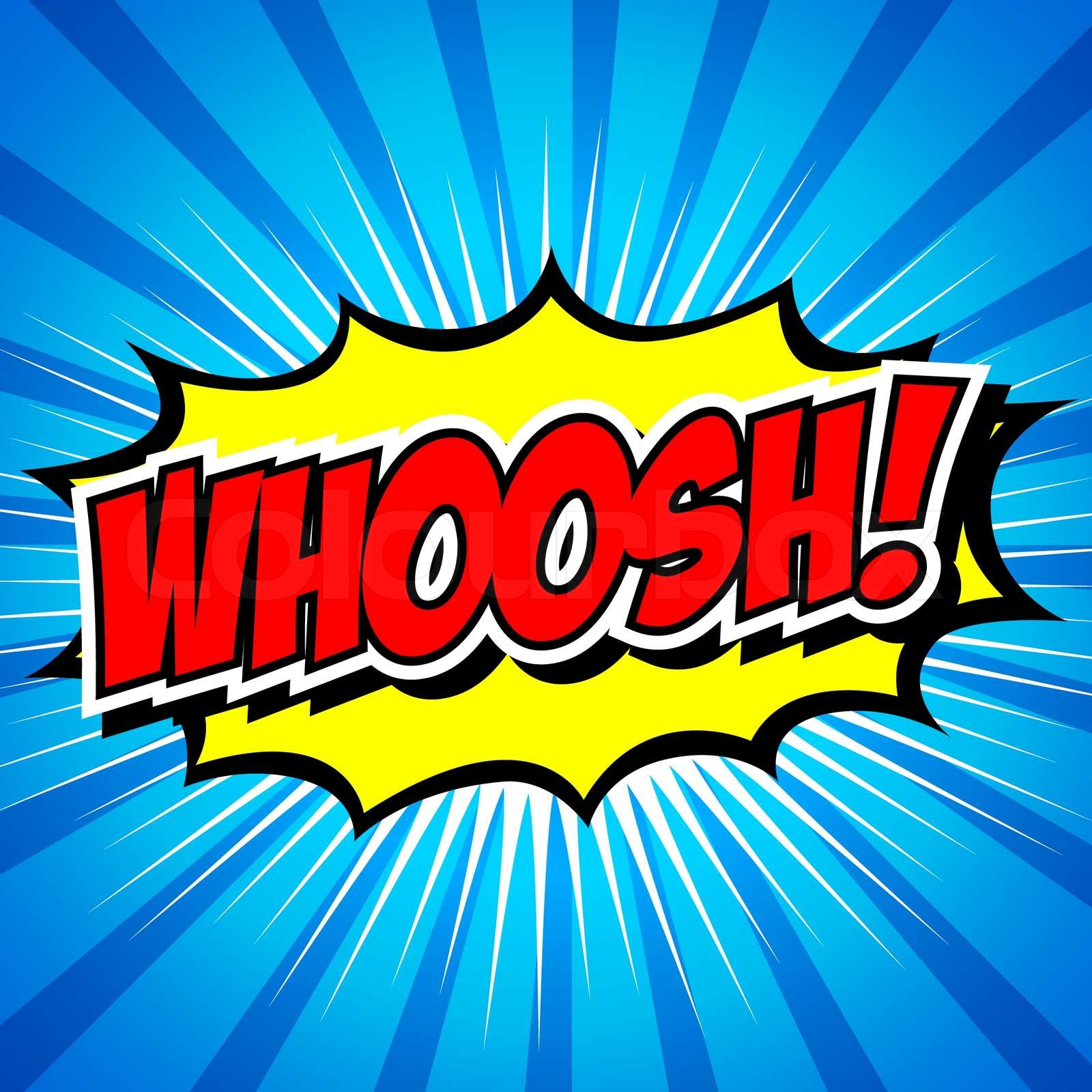 Whoosh !- Comic Speech Bubble, Cartoon. | Stock vector | Colourbox