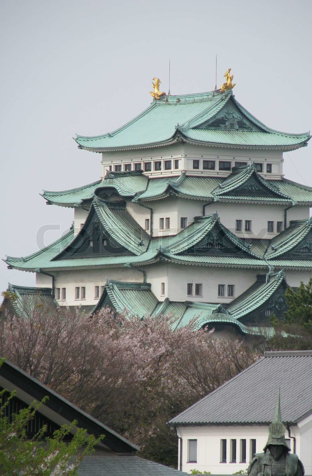 Asian Castle in Tokyo - Japan | Stock image | Colourbox