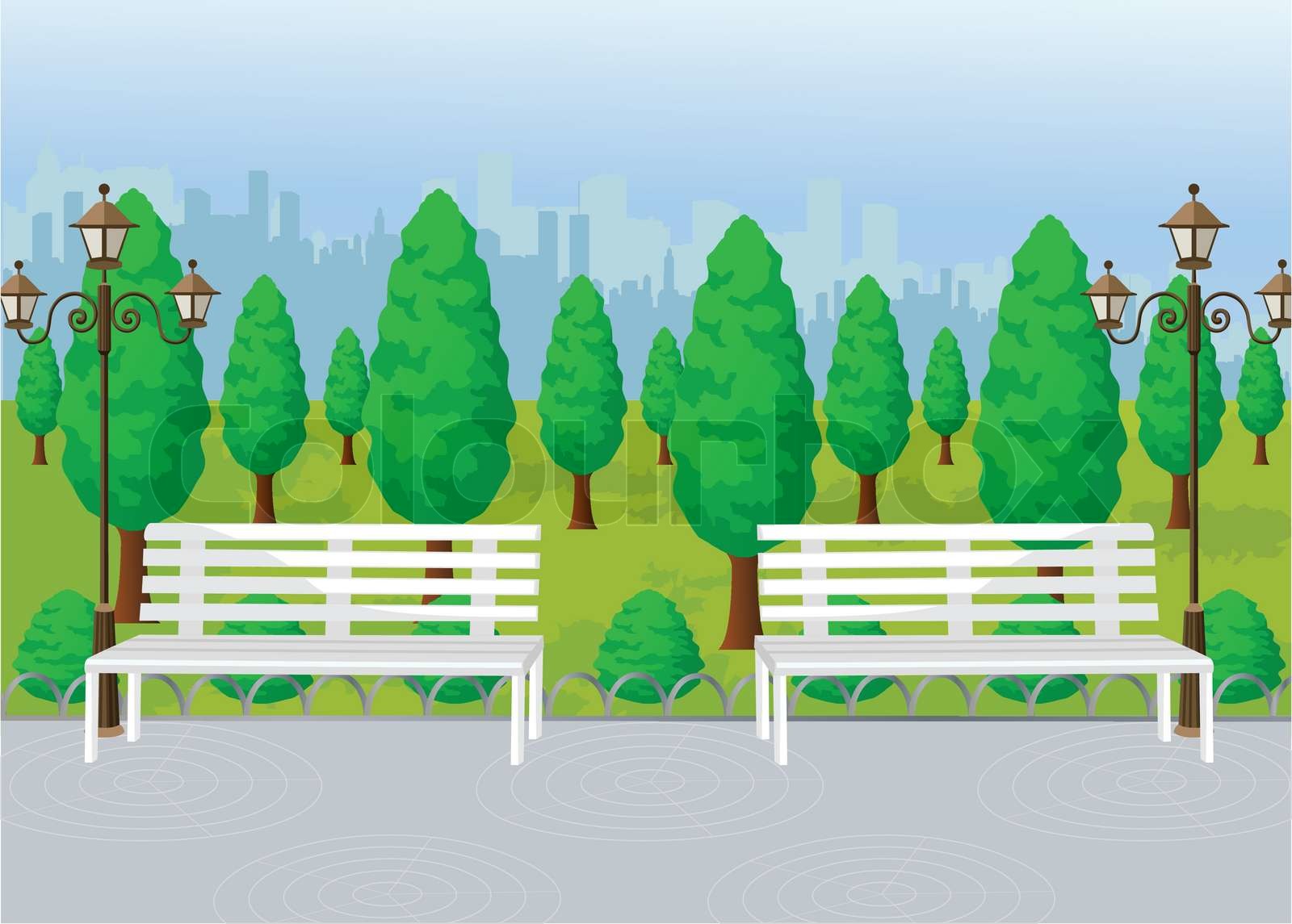 Park View Vector | Stock vector | Colourbox