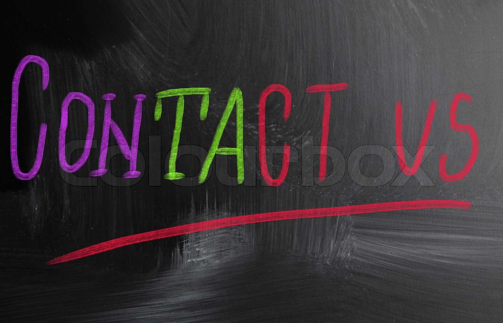 contact us | Stock image | Colourbox