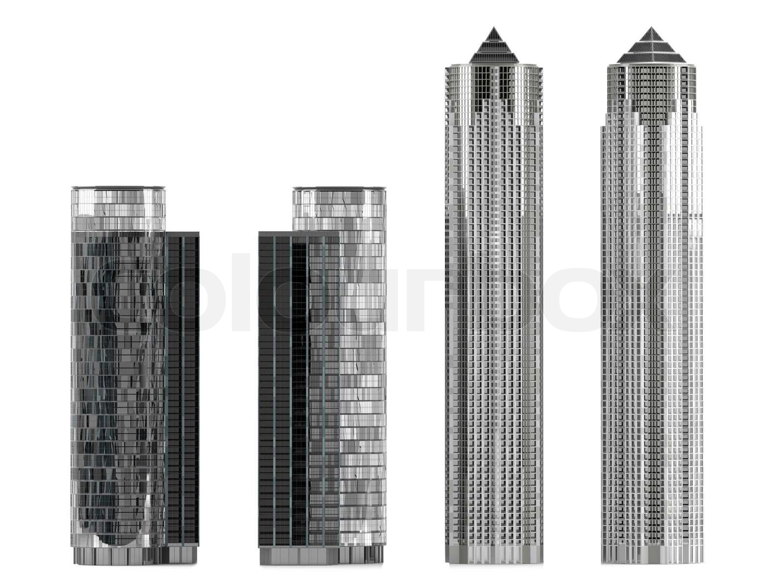 Skyscraper isolated | Stock image | Colourbox