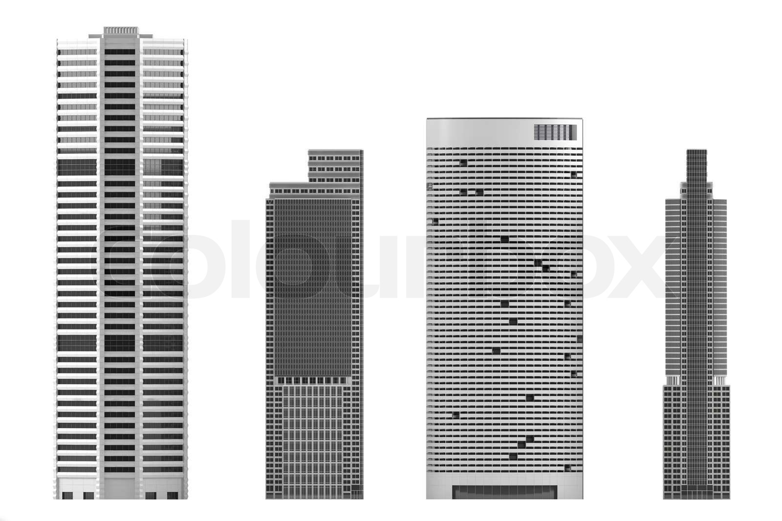 Skyscraper isolated | Stock image | Colourbox