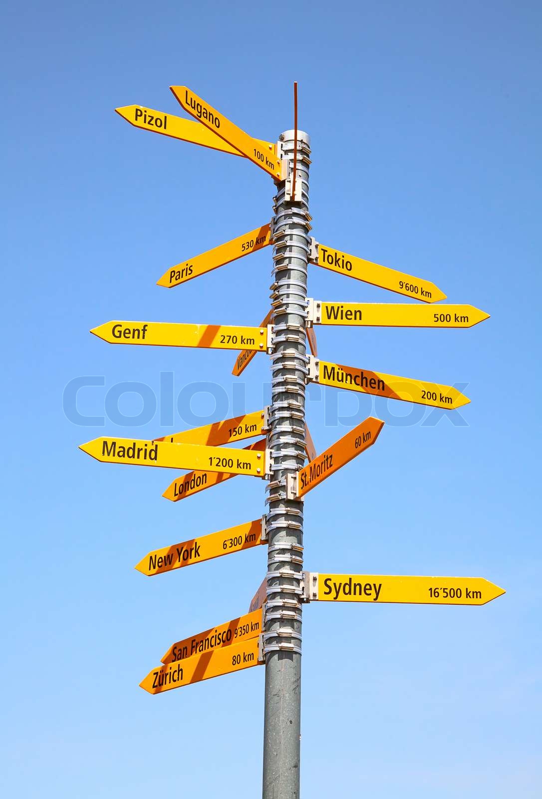 Meilenstein | Stock Bild | Colourbox