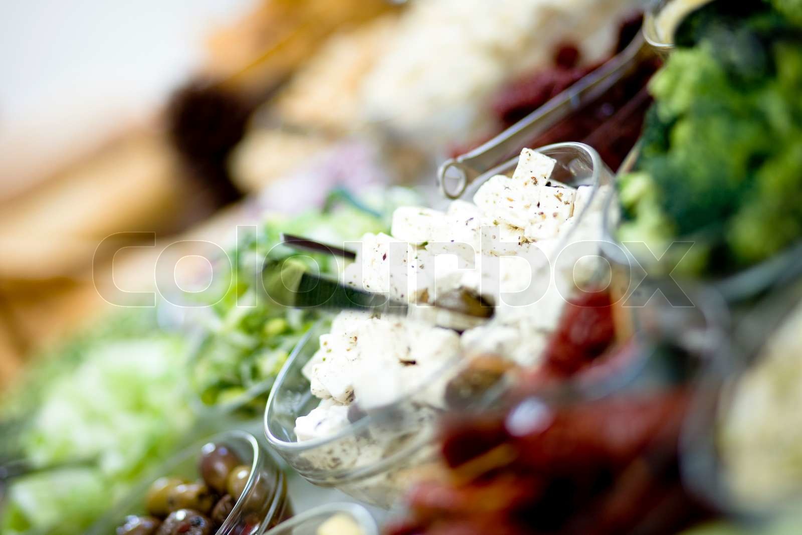 buffet, confirmation, feta | Stock image | Colourbox