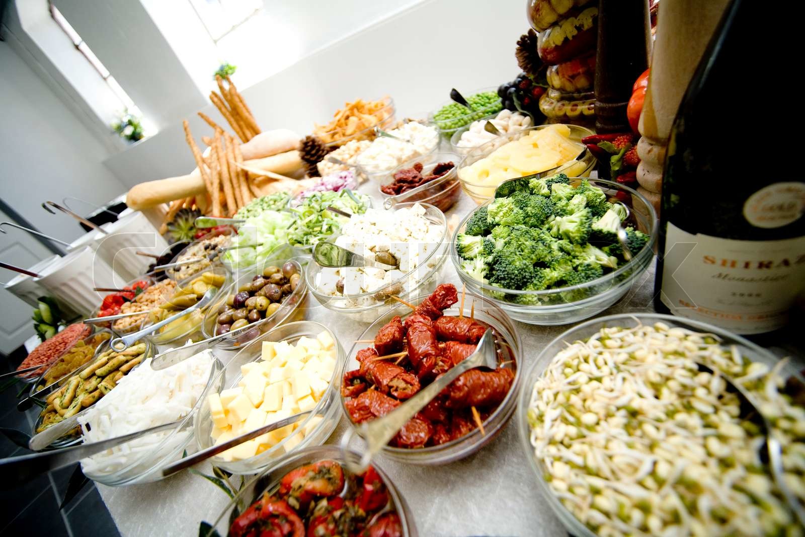 confirmation, buffet, party | Stock image | Colourbox