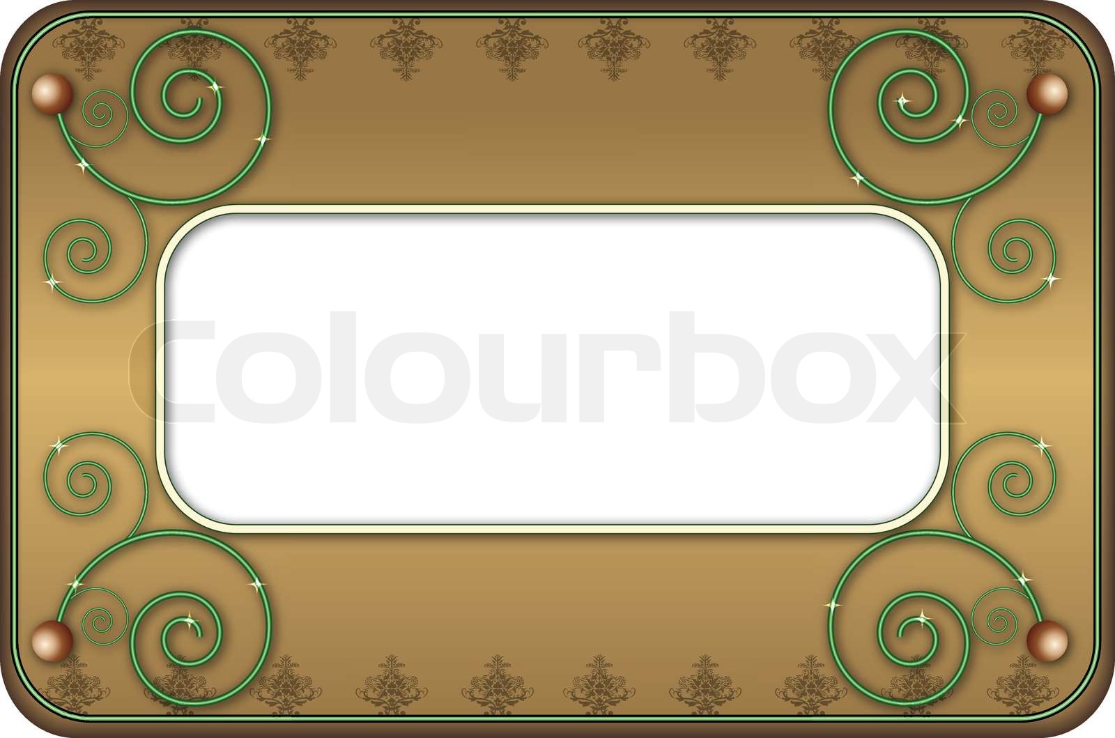 ORNATE SIGN | Stock vector | Colourbox
