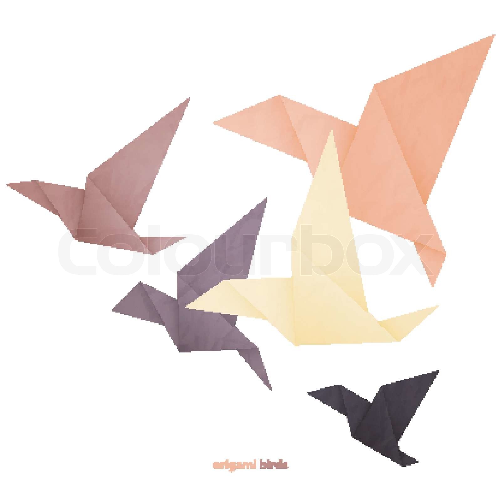 origami | Stock vector | Colourbox