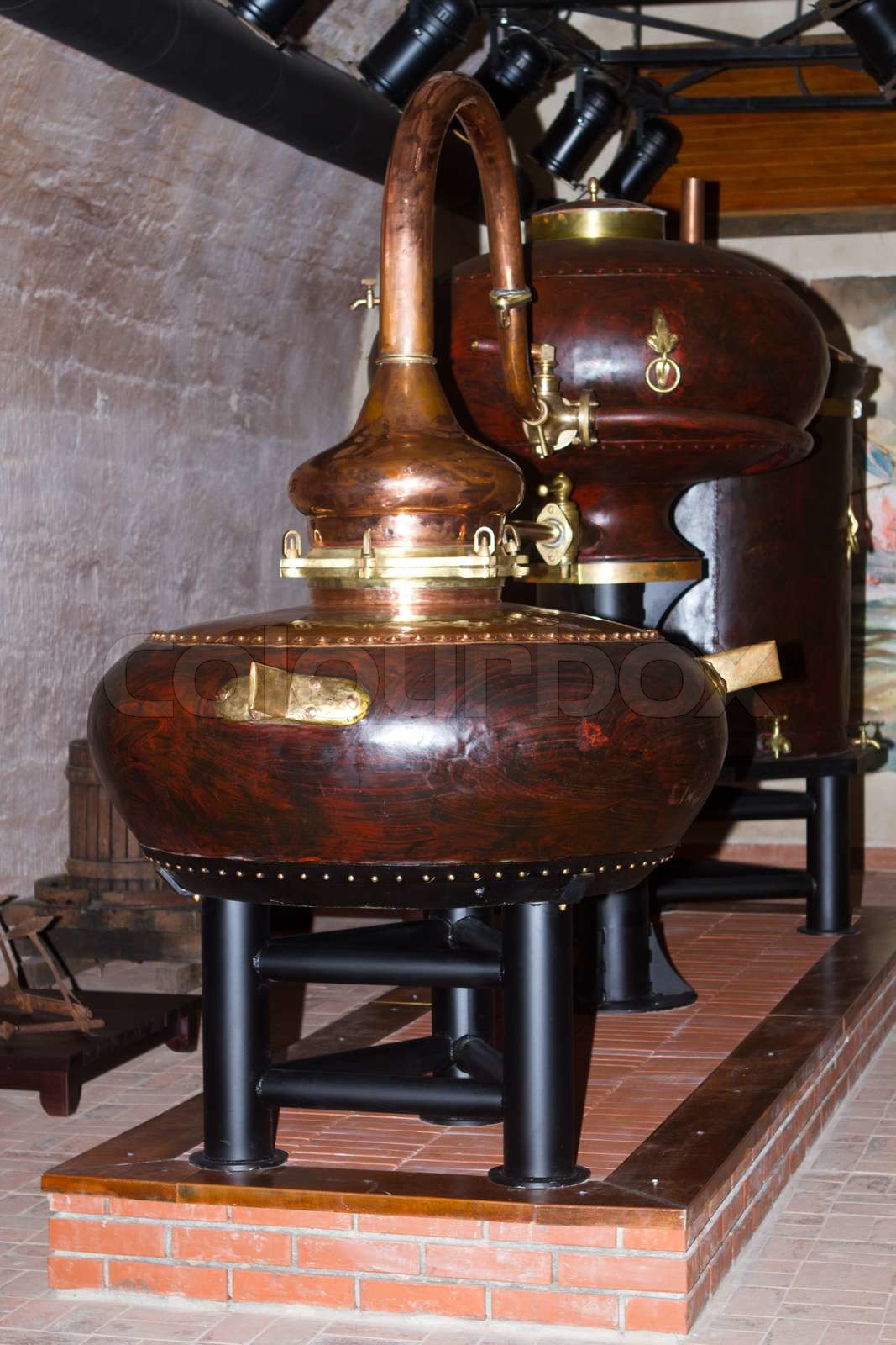 Factory on distillation of cognac | Stock image | Colourbox