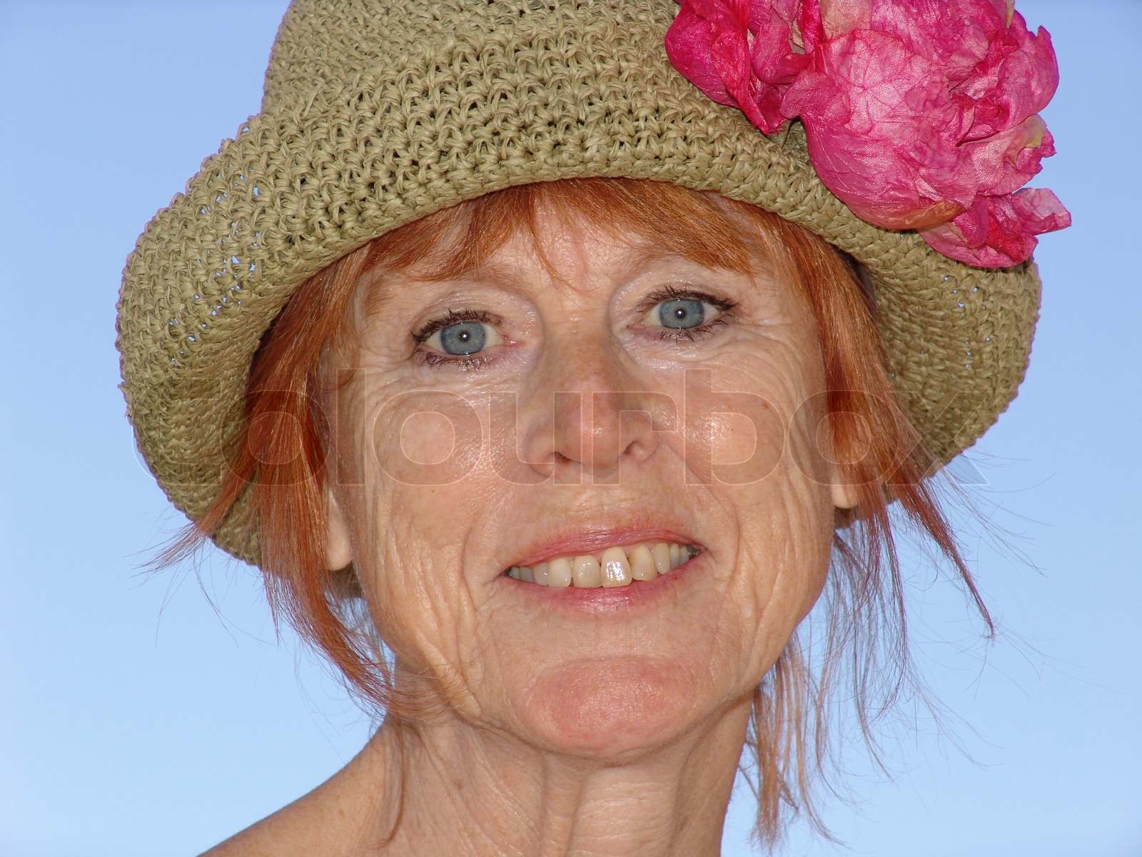 senior, seniors, hat | Stock image | Colourbox