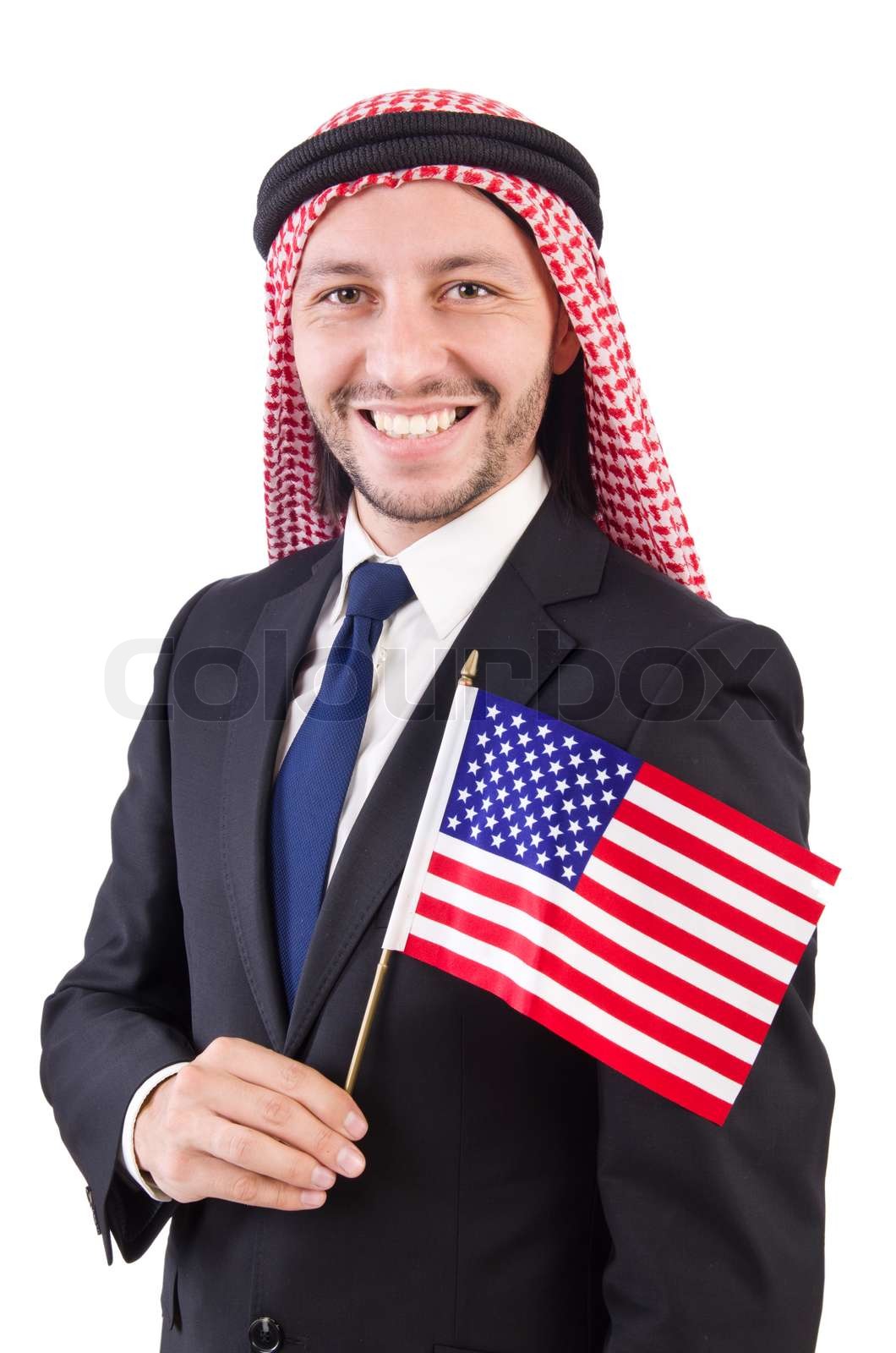 Arab man in diversity concept | Stock image | Colourbox