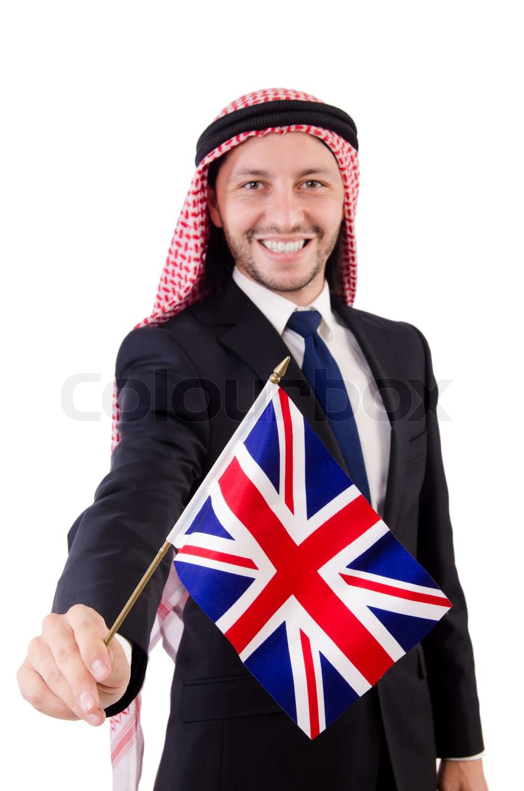 Arab man in diversity concept | Stock image | Colourbox