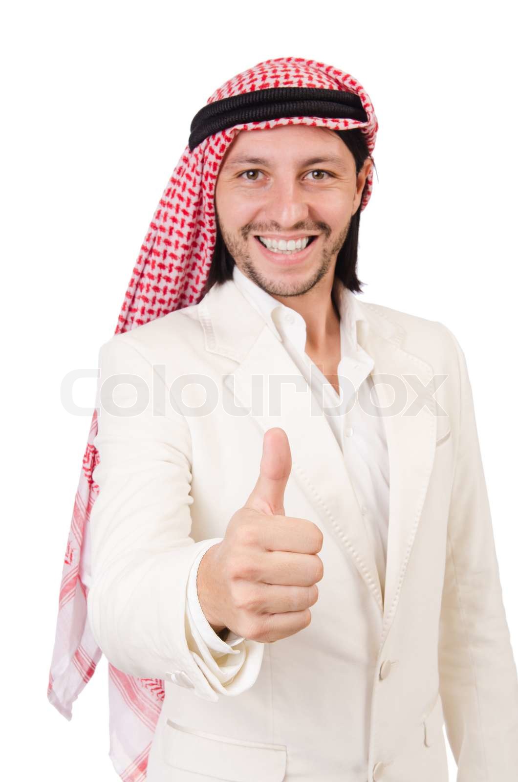 Arab man in diversity concept | Stock image | Colourbox