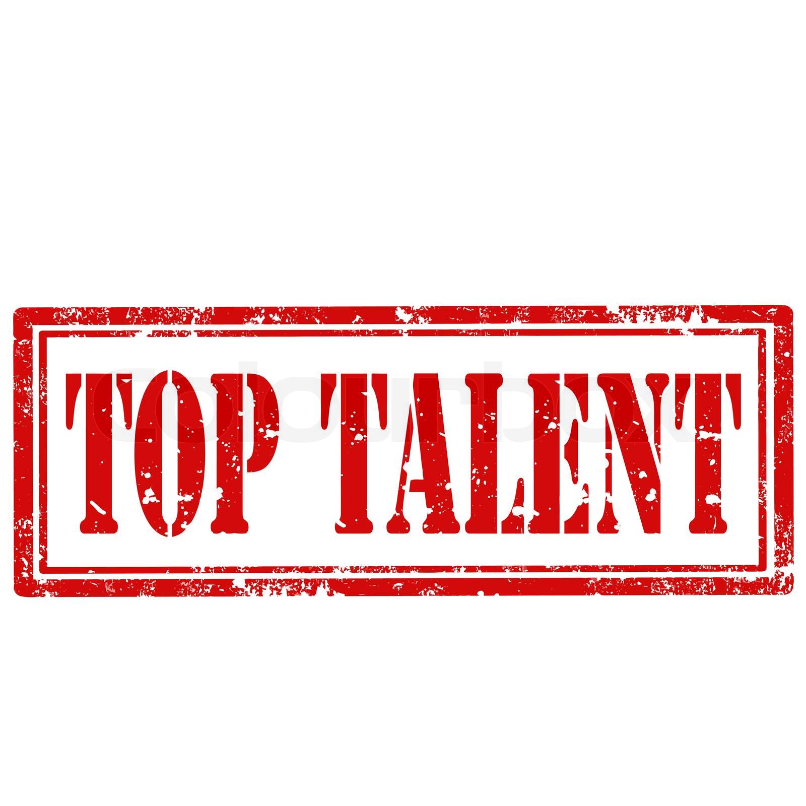 Top Talent-stamp | Stock vector | Colourbox