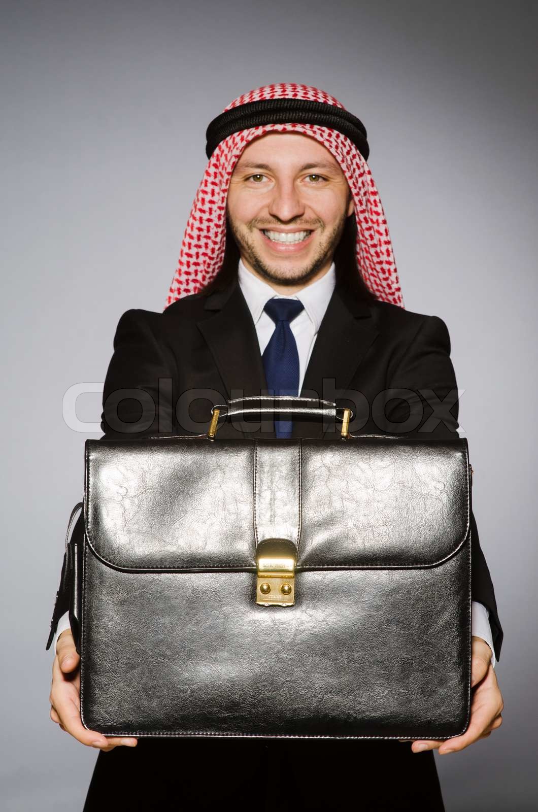 Arab man in diversity concept | Stock image | Colourbox