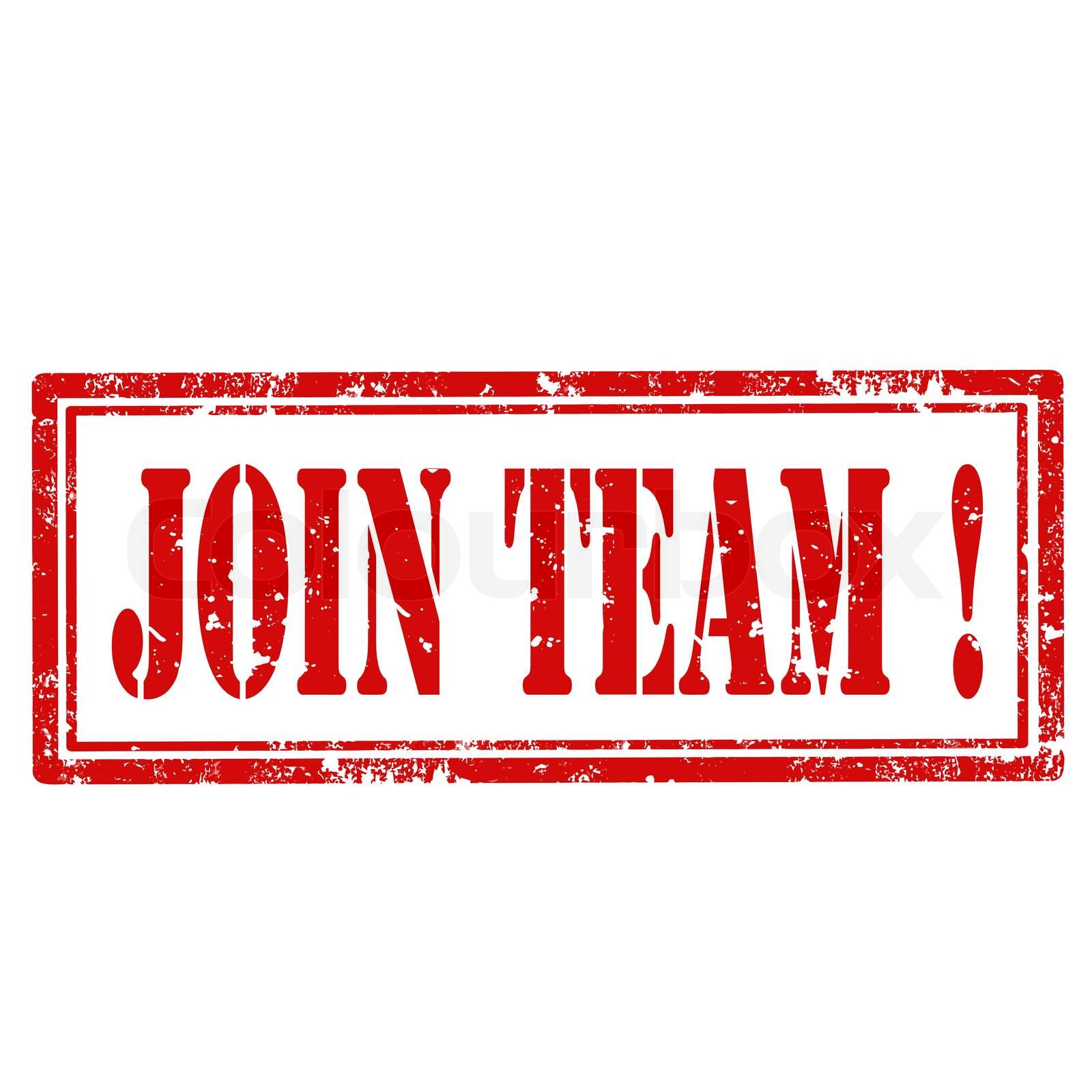 Join Team-stamp | Stock vector | Colourbox