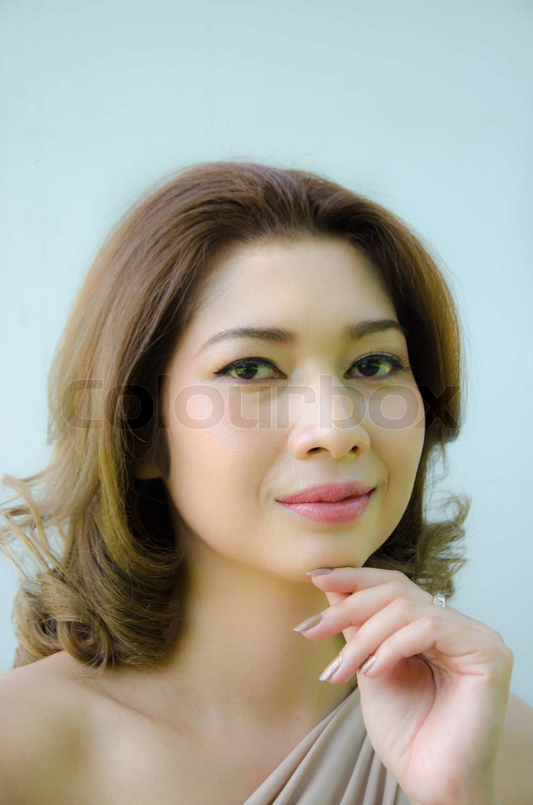 Woman face | Stock image | Colourbox Woman face | Stock image | Colourbox