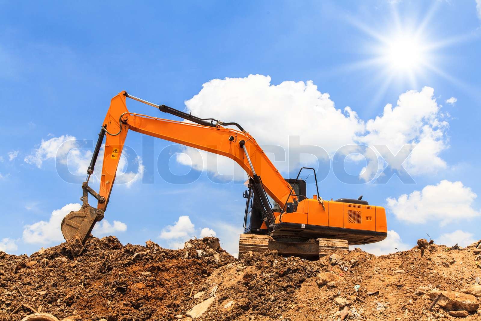 Excavator | Stock image | Colourbox