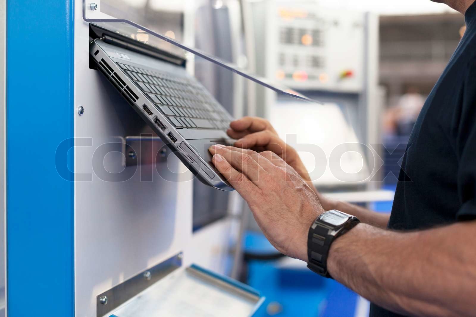 Programmable machine | Stock image | Colourbox