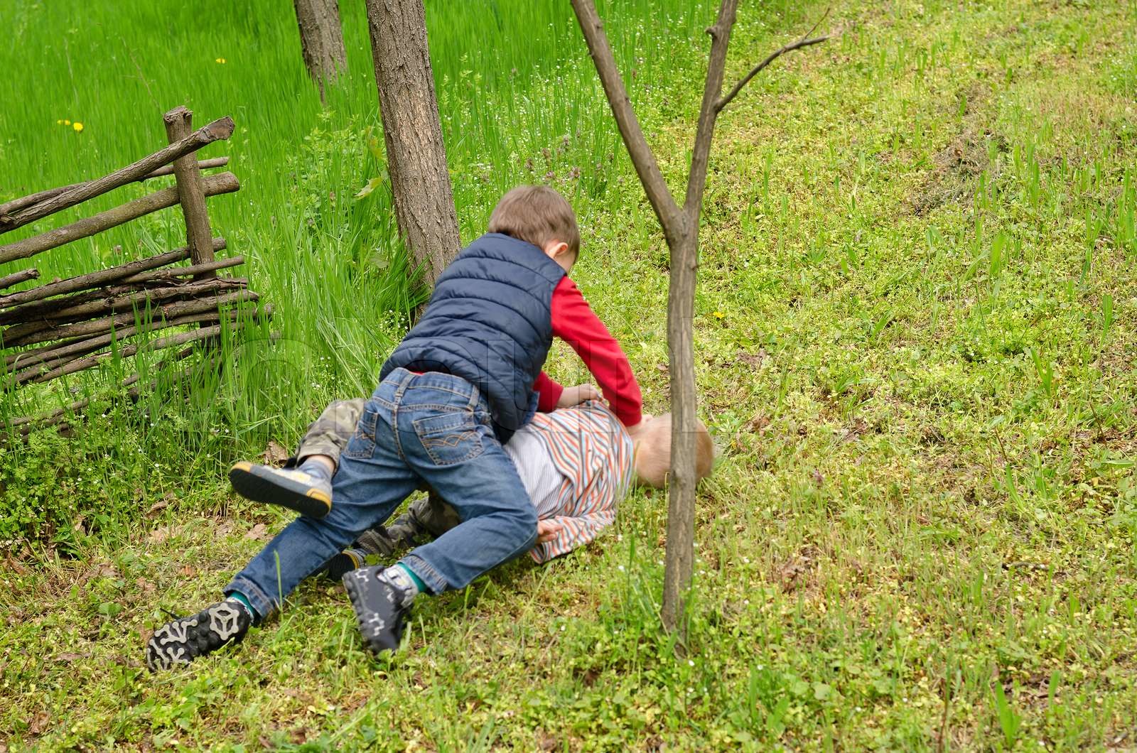 kämpfen, kinder, jungs | Stock Bild | Colourbox