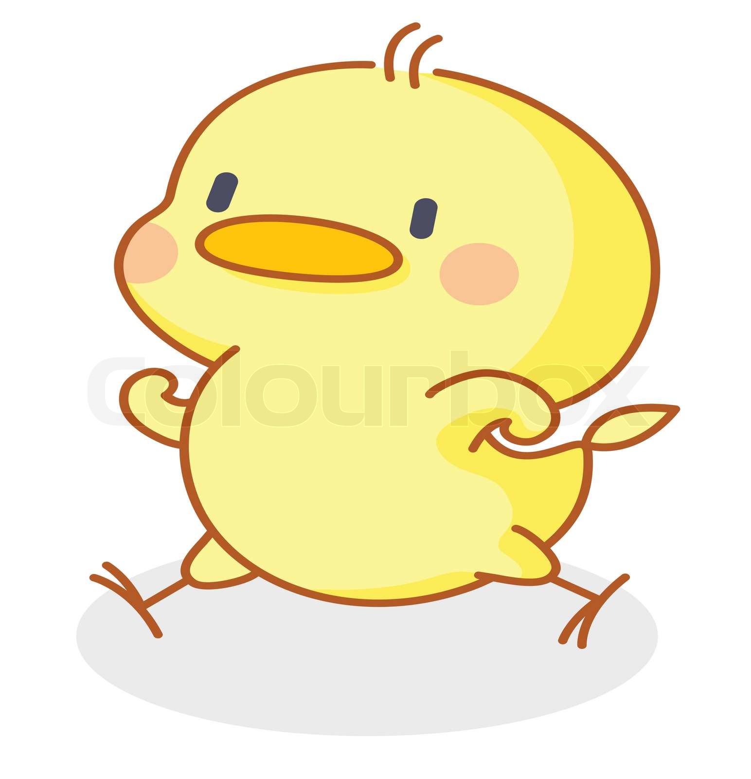 funny cartoon chicks | Stock vector | Colourbox