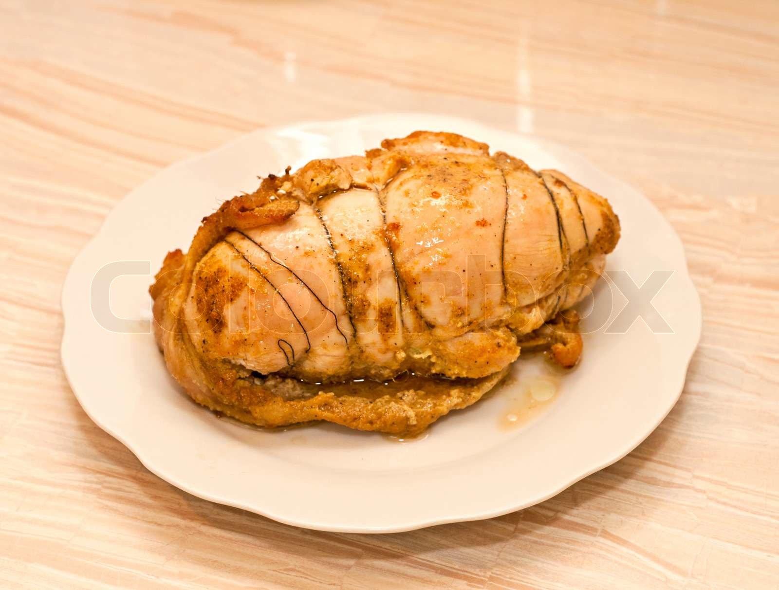 chicken ham | Stock image | Colourbox