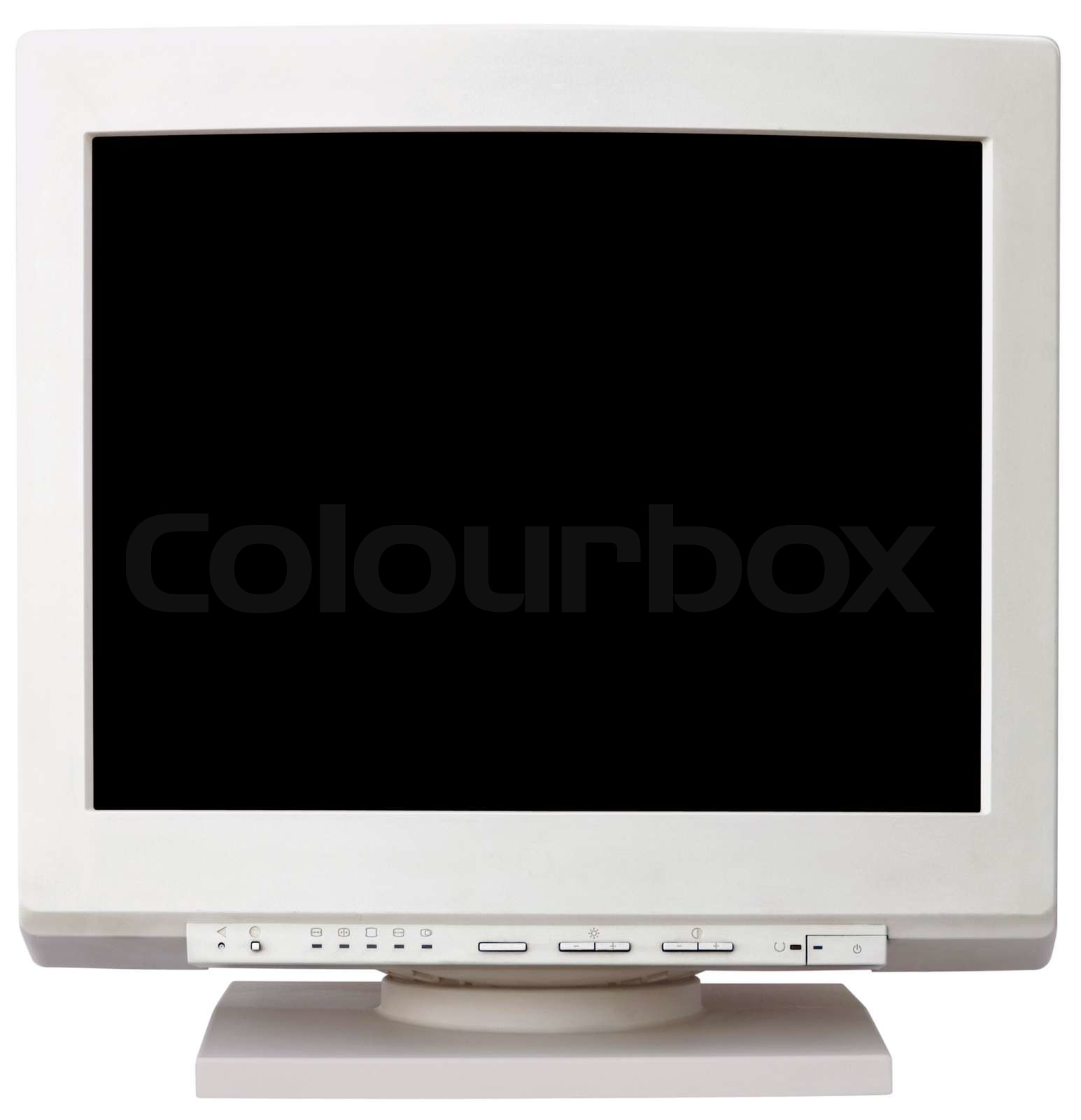 CRT monitor | Stock image | Colourbox