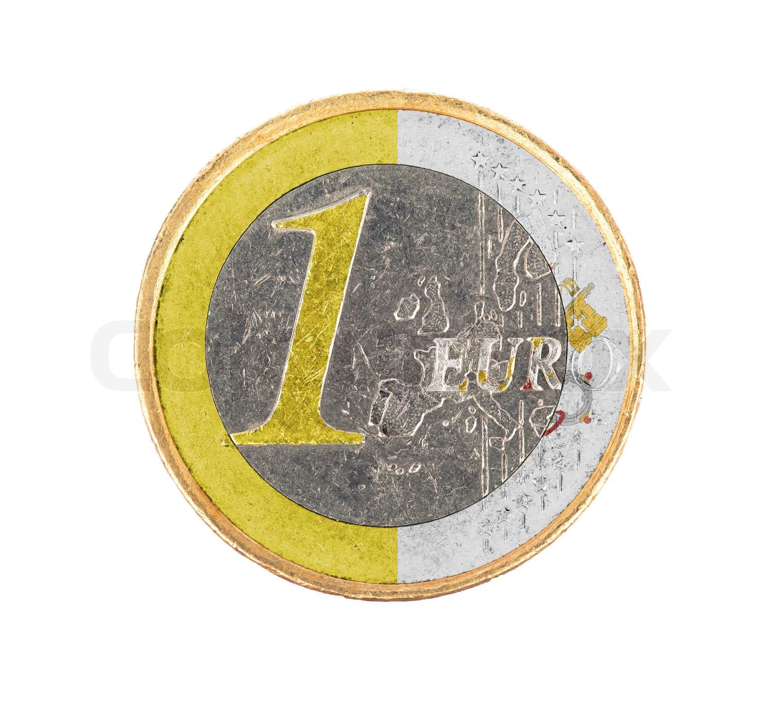 Euro coin, 1 euro | Stock image | Colourbox