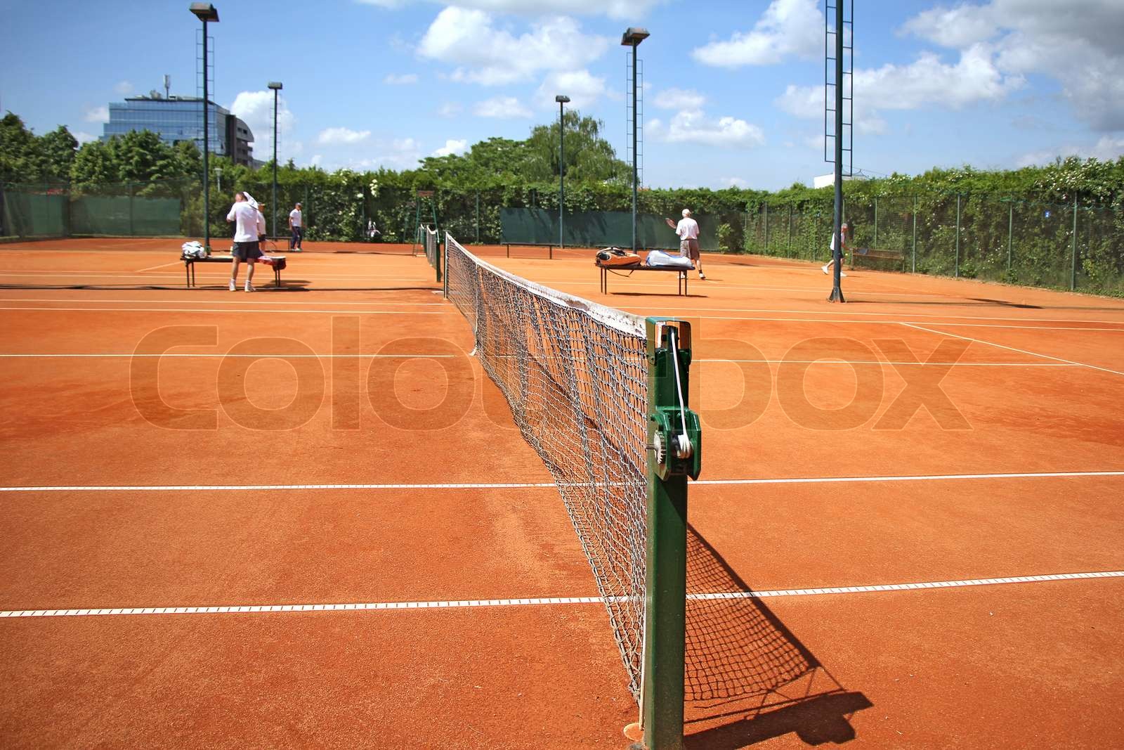 Tennisplätze | Stock Bild | Colourbox