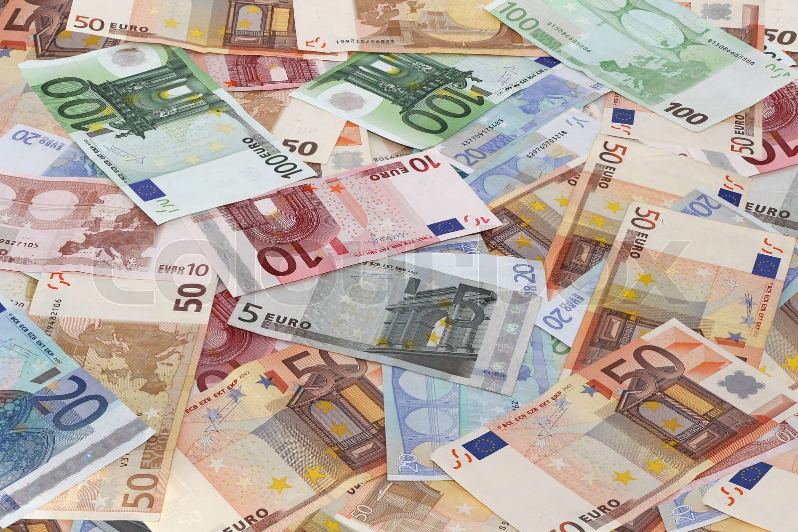 Euro banknotes | Stock image | Colourbox