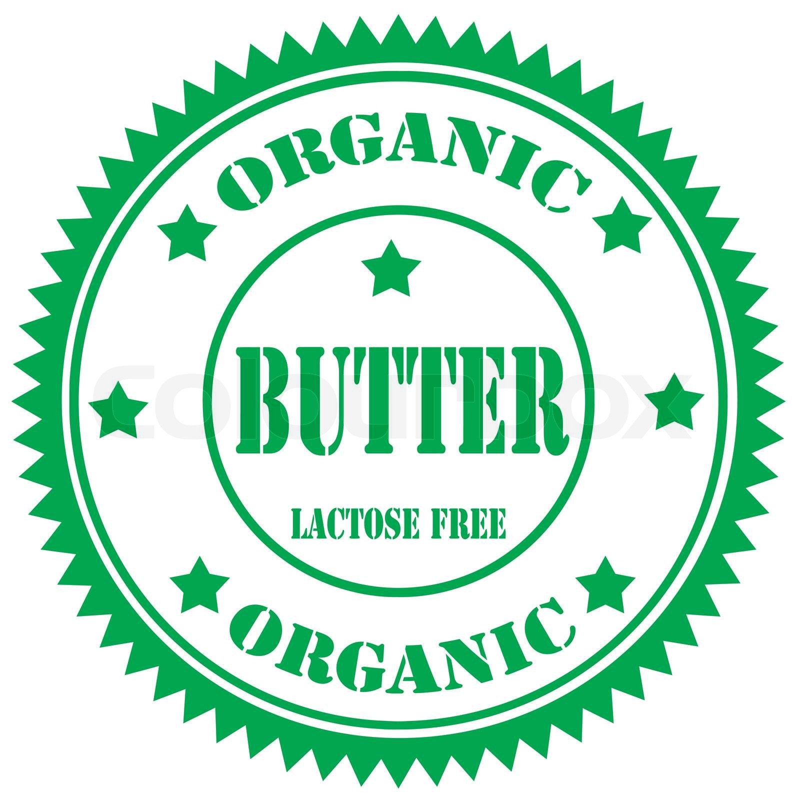 Butter-stamp | Stock vector | Colourbox