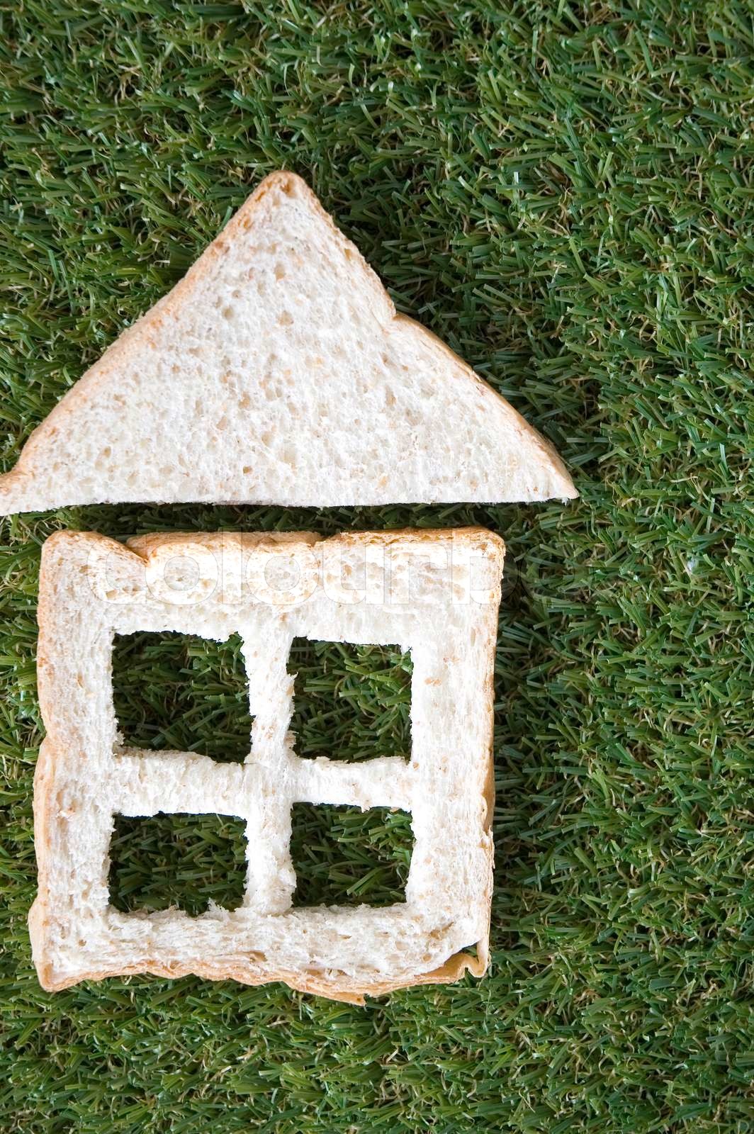 house made from bread | Stock image | Colourbox