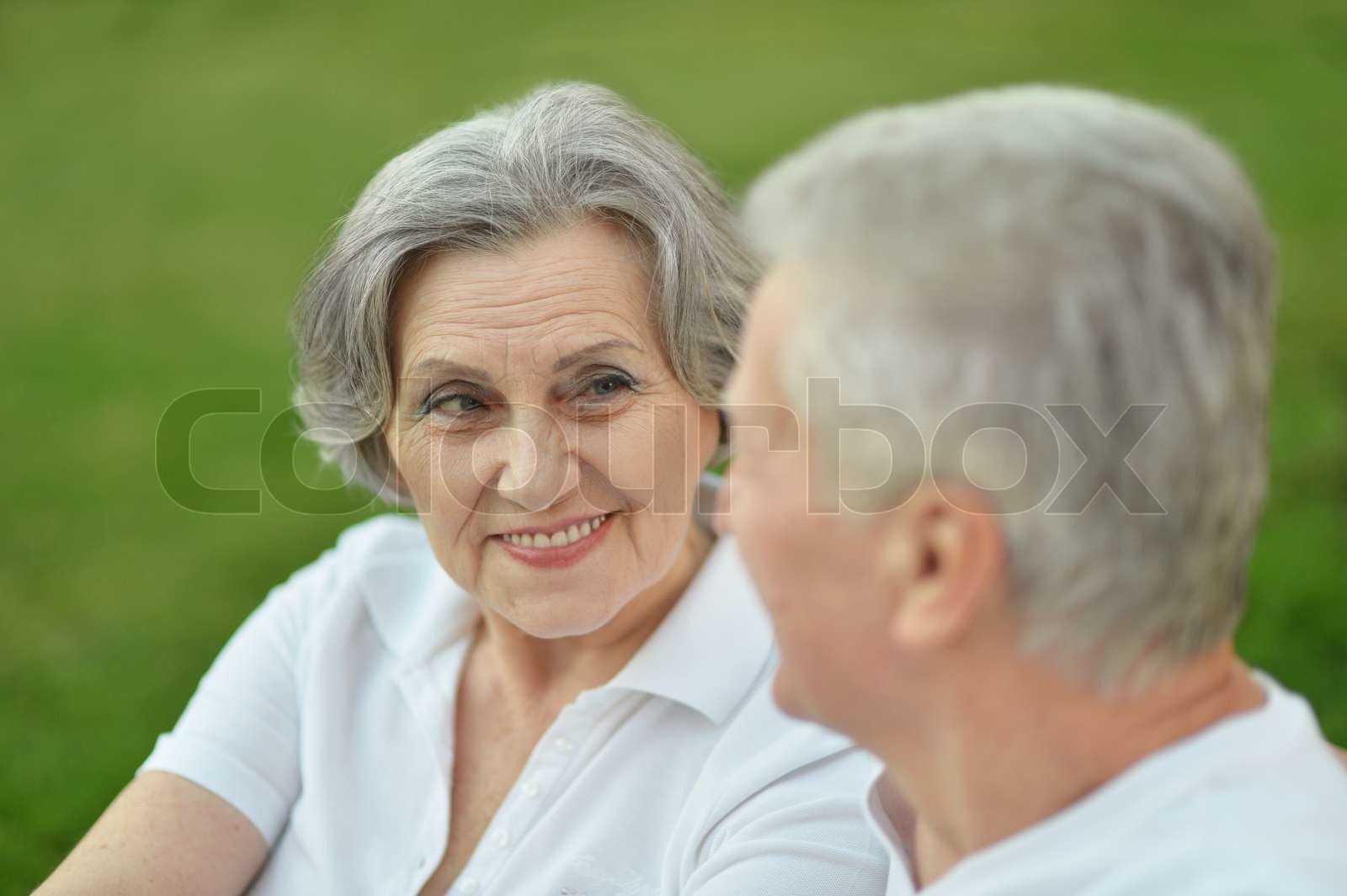 glückliche alte Menschen | Stock Bild | Colourbox