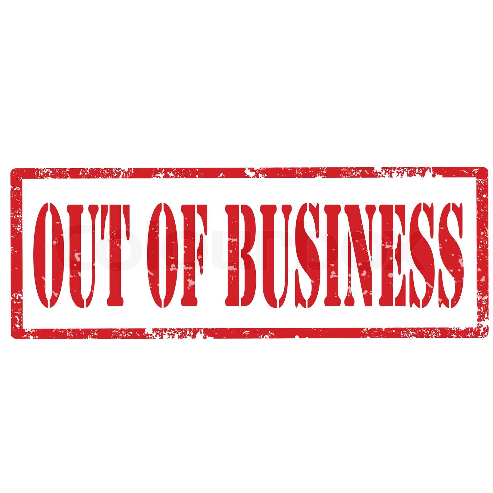 Out Of Business-stamp | Stock vector | Colourbox