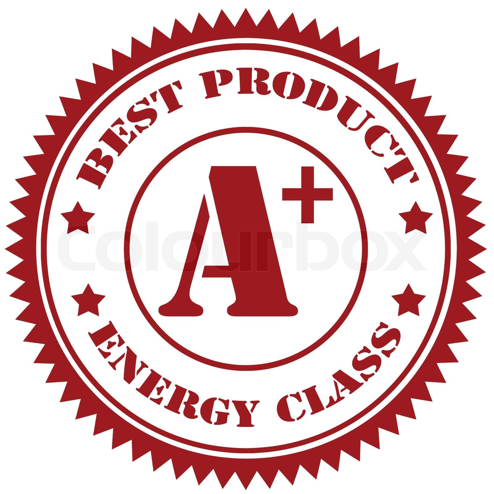 Energy Class-stamp | Stock vector | Colourbox