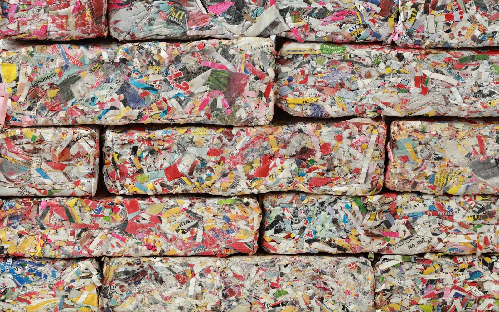 Paper Bricks Wall | Stock image | Colourbox