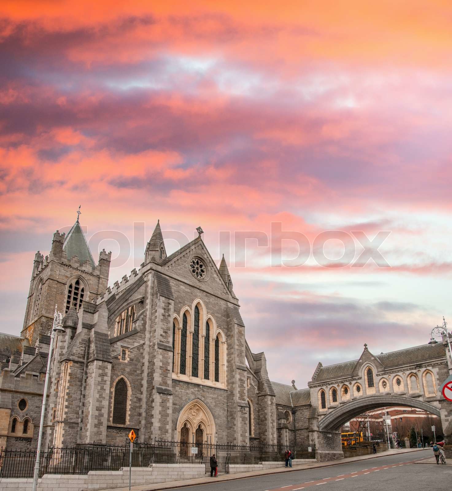 Cathedral of the Holy Trinity in Dublin, commonly known as Christ ...